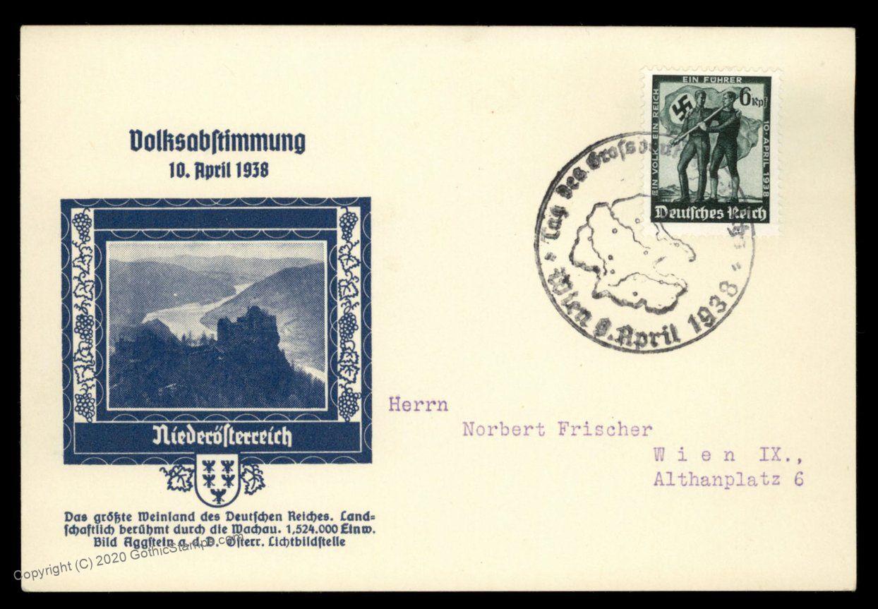 3rd Reich 1938 Niederoesterreich Austria Ostmark Germany Anschluss ...