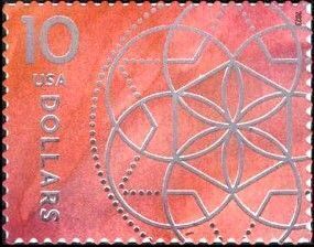 U.S.#5755 Floral Geometry $10.00 Single, MNH. | United States, General ...