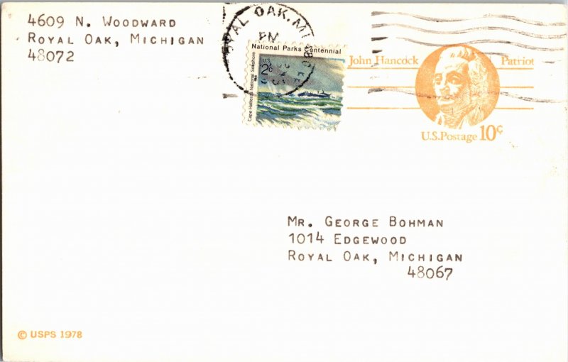 United States, Michigan, United States Government Postal Cards | United ...