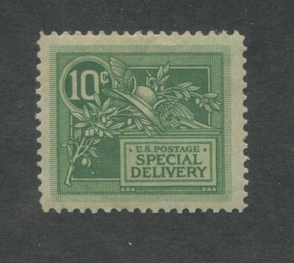 1908 US Special Deliver Stamp #E7 Mint Hinged Extremely Fine Disturbed ...