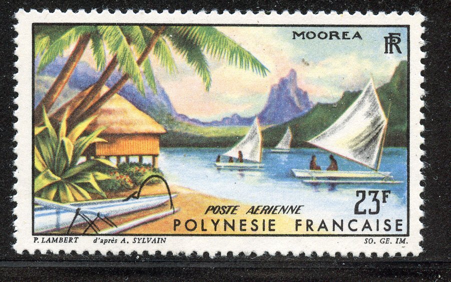 French Polynesia # C32, Mint Hinge. | Europe - France & Colonies, Air ...
