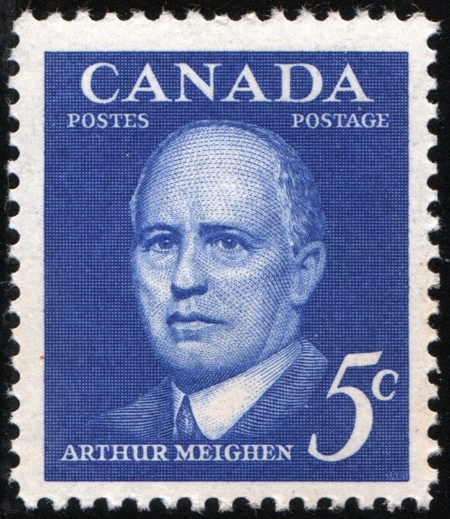 Canada SC#393 5¢ 1st Death Anniversary of Arthur Meighen (1961) MNH ...