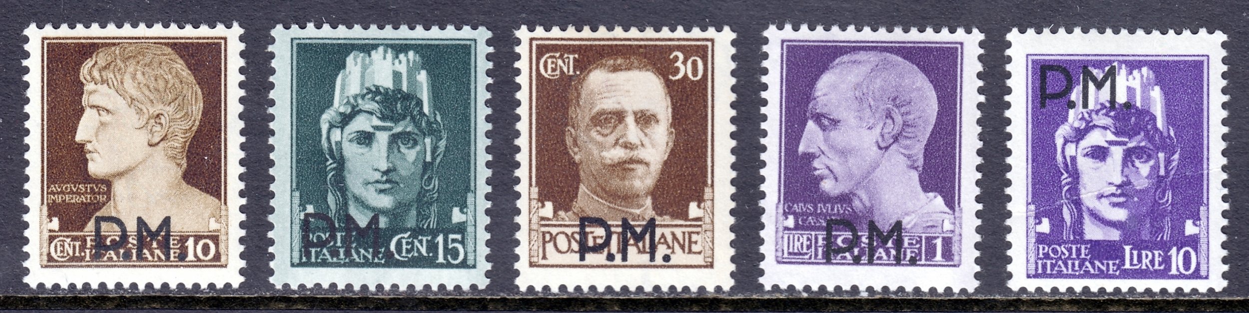 Italy - Scott #M2//M13 - MNH - Short set, crease #M13 - SCV $9.00 ...