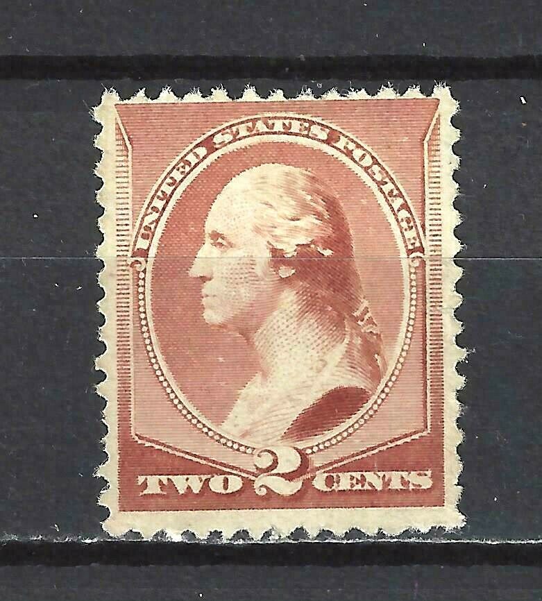 #210 US 2 Cent RED Brown Washington-Mint-N/G-Fine VF | United States ...