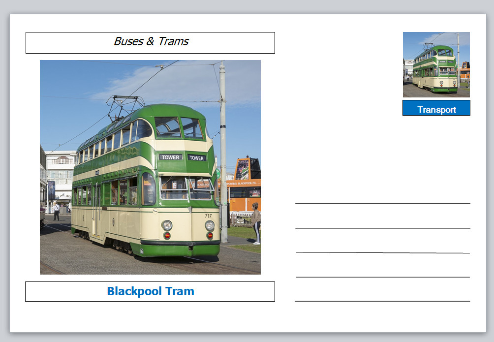 Buses & Trams - Bristol KSW Bus souvenir postcard mint | Great Britain ...