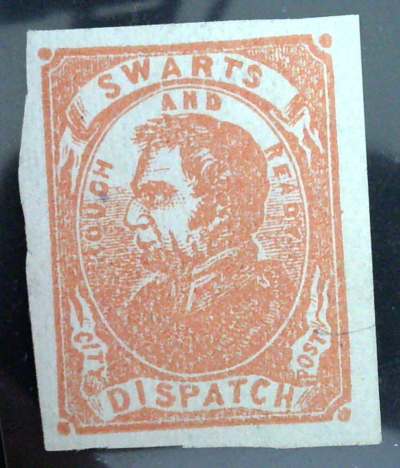 Scott#136L Local - L253 Design - Forgery A1 - Swart's City Dispatch ...