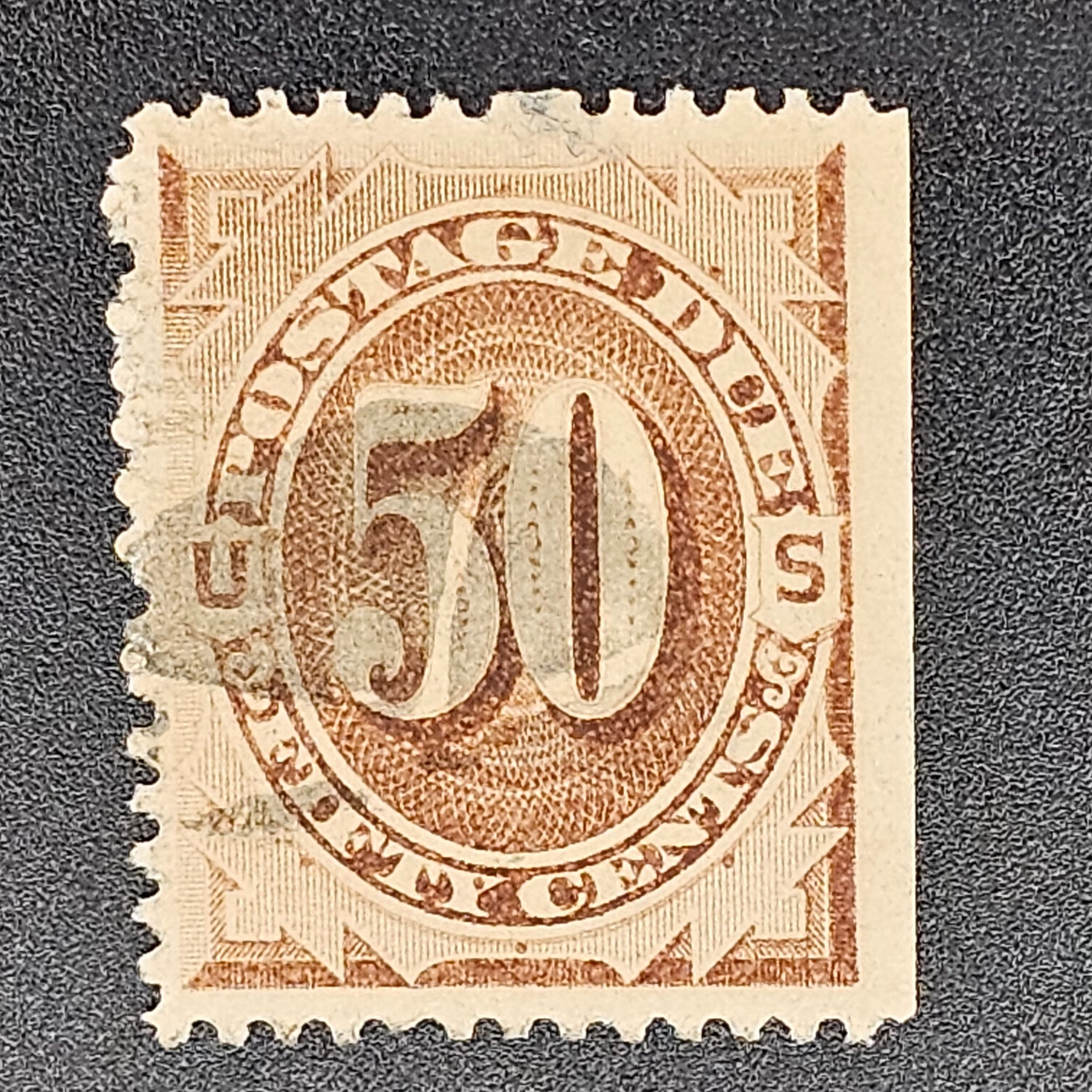 J7 fifty cent VF-NG used CV 90.00 | United States, Postage Due Stamp ...