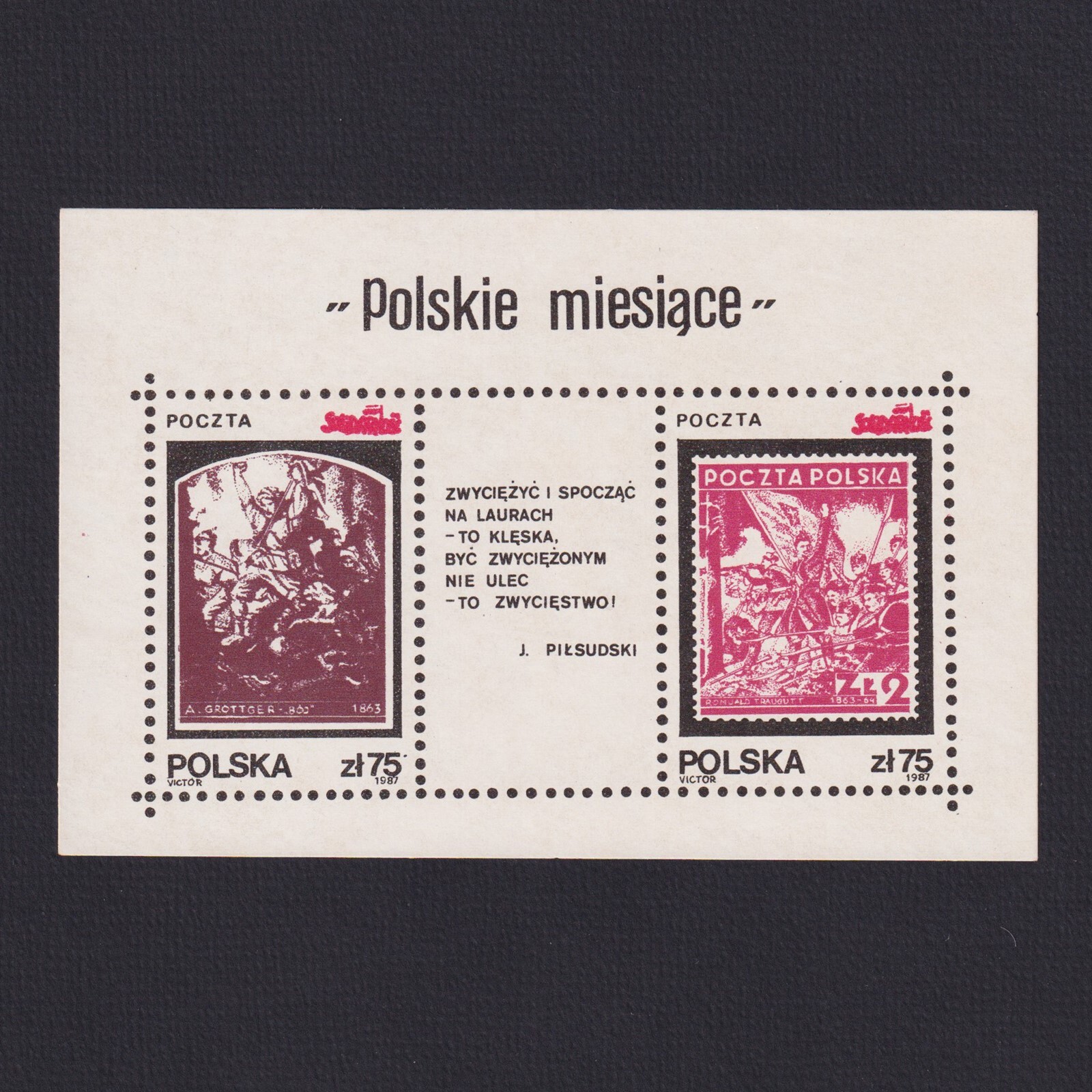 POLAND, Solidarity (Solidarnosc) labels, Polish months, Propaganda ...
