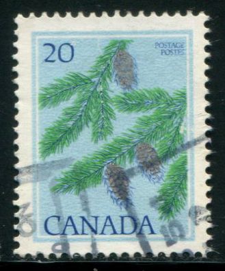 718 Canada 20c Tree Defin, used | Canada, General Issue Stamp / HipStamp