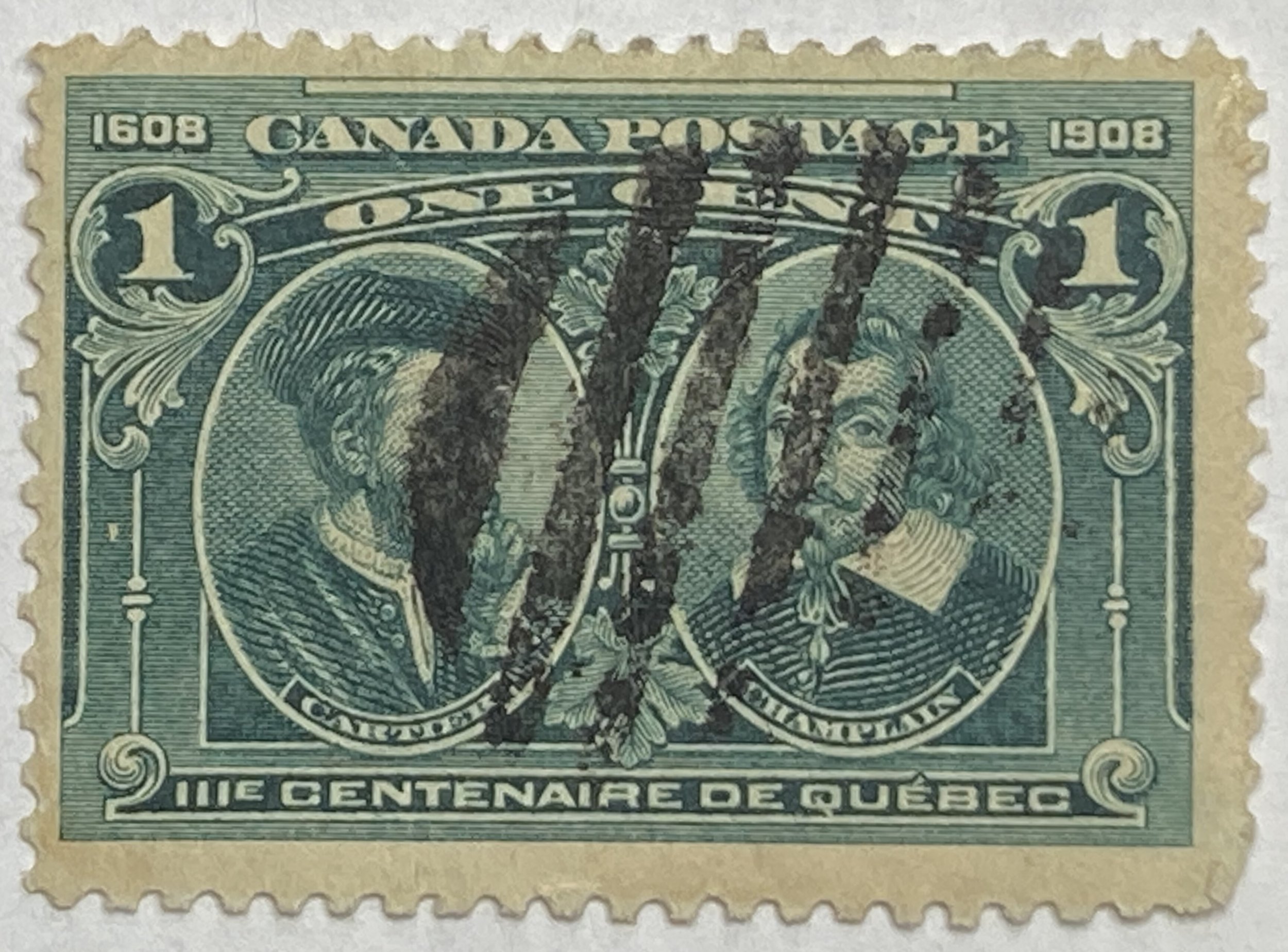 CANADA 1908 #97 Quebec Tercentenary Issue - Used | Canada, General ...
