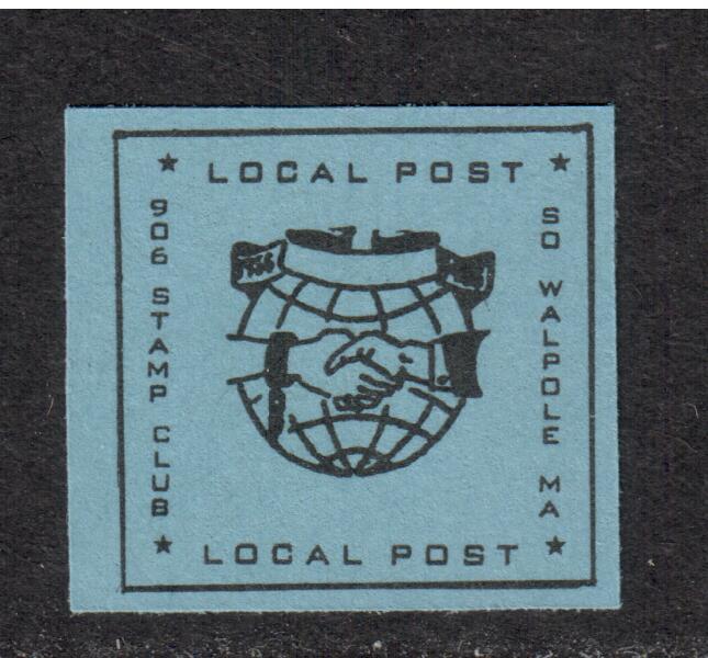 906 Stamp Club Local Post Handshake VF NG NH Unused Stamp - I Combine S ...