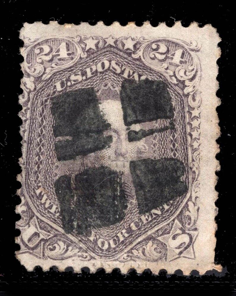 US Stamps #99 F Grill Used Sound CAT. $1,600 LOT #80982 | United States ...