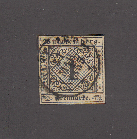Wurttemberg Scott #1 Used | Europe - Germany & Colonies - German States ...