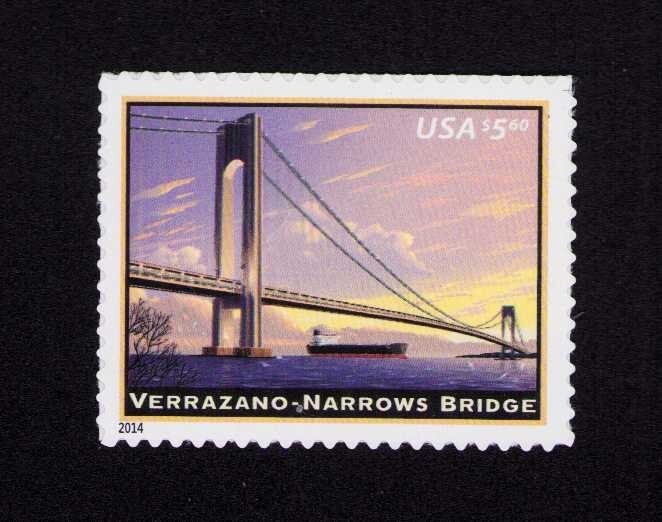 4872 Verrazano Narrows Bridge Stamp MNH 2014 | United States, General ...