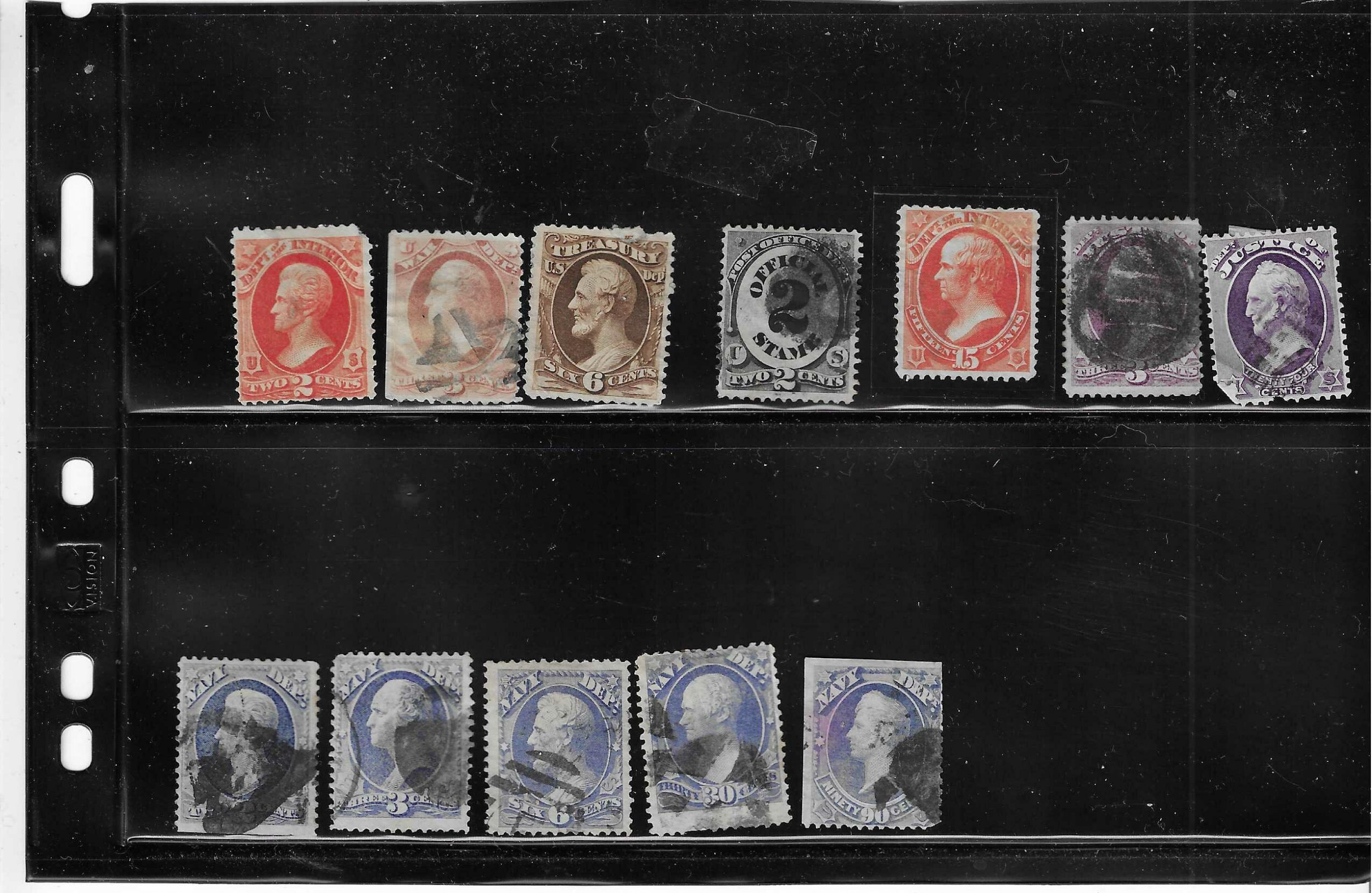 US 1800'S Official Collection | United States, General Issue Stamp ...