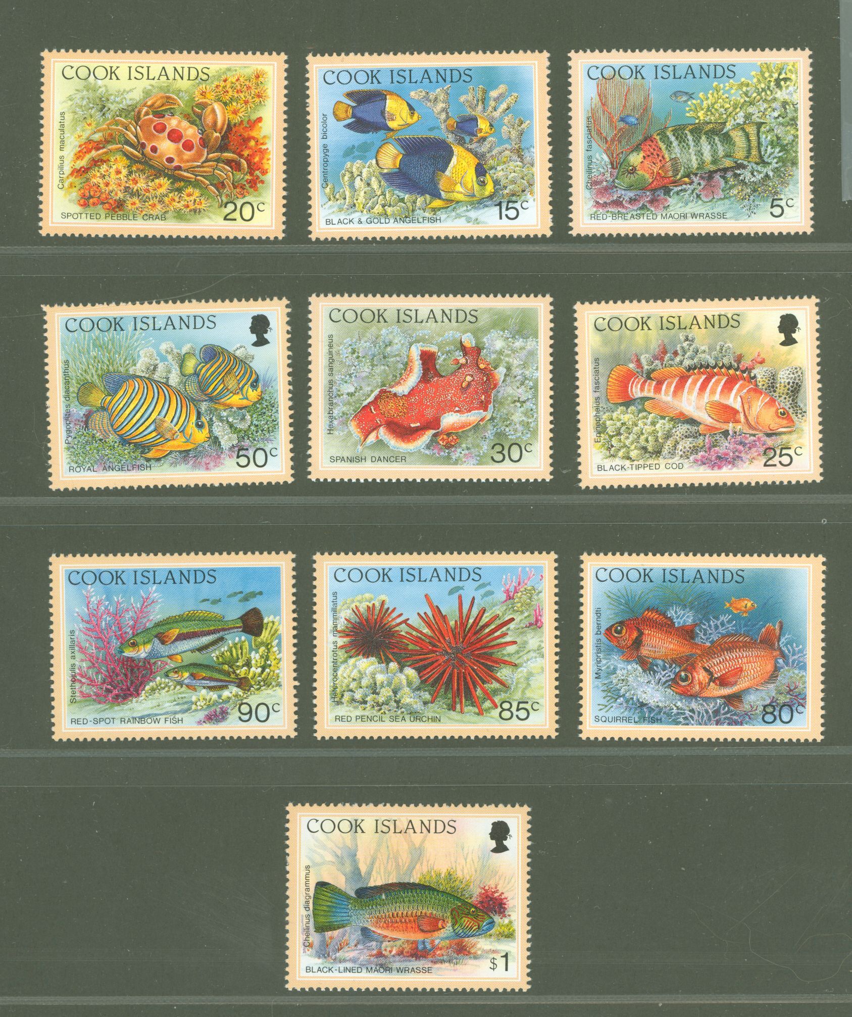 Cook Islands #1154-1176 Single (Complete Set) | Australia & Oceania ...
