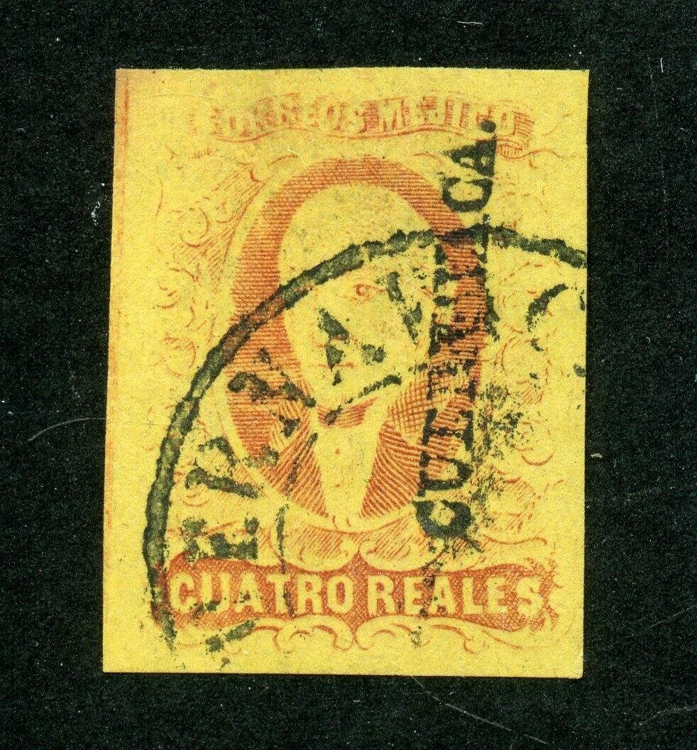 Mexico Hidalgo 1861 Scott 10 Follansbee 10 Cuarnavaca Finely Used as ...