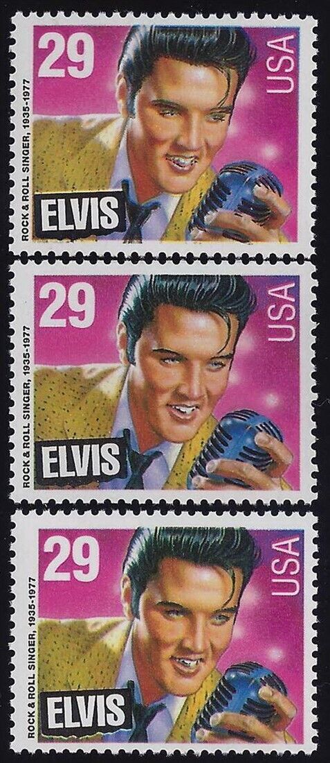 2721 - Color Shift Error / EFO Group "Elvis Presley" Mint NH | United ...