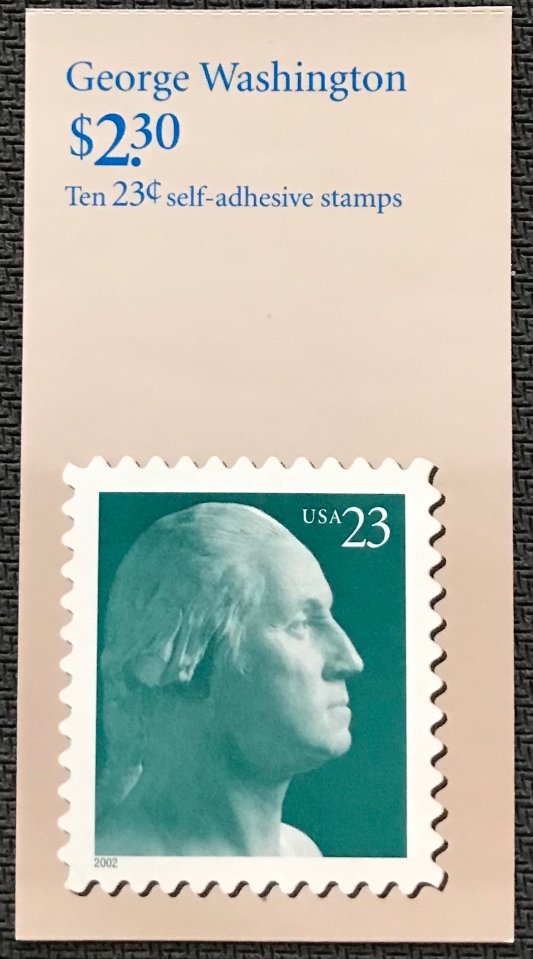 US #BK289a MNH Exploded Booklet of 10 George Washington SCV $25.00 L28 ...