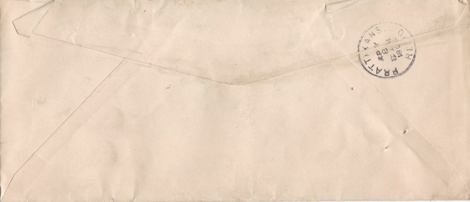 United States The State Bank Kansas 1905 to Peoples Bank Stamp Cover ...