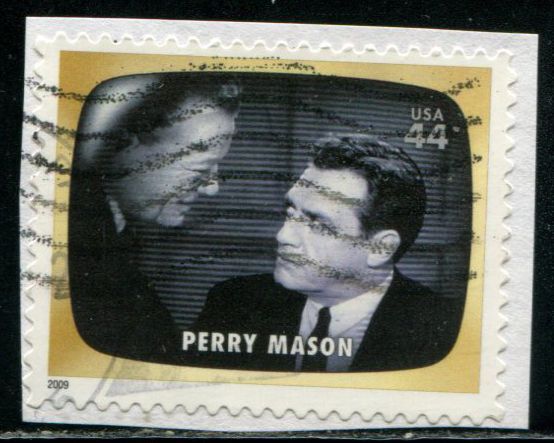 4414n US 44c Perry Mason SA, used on paper | United States, General ...