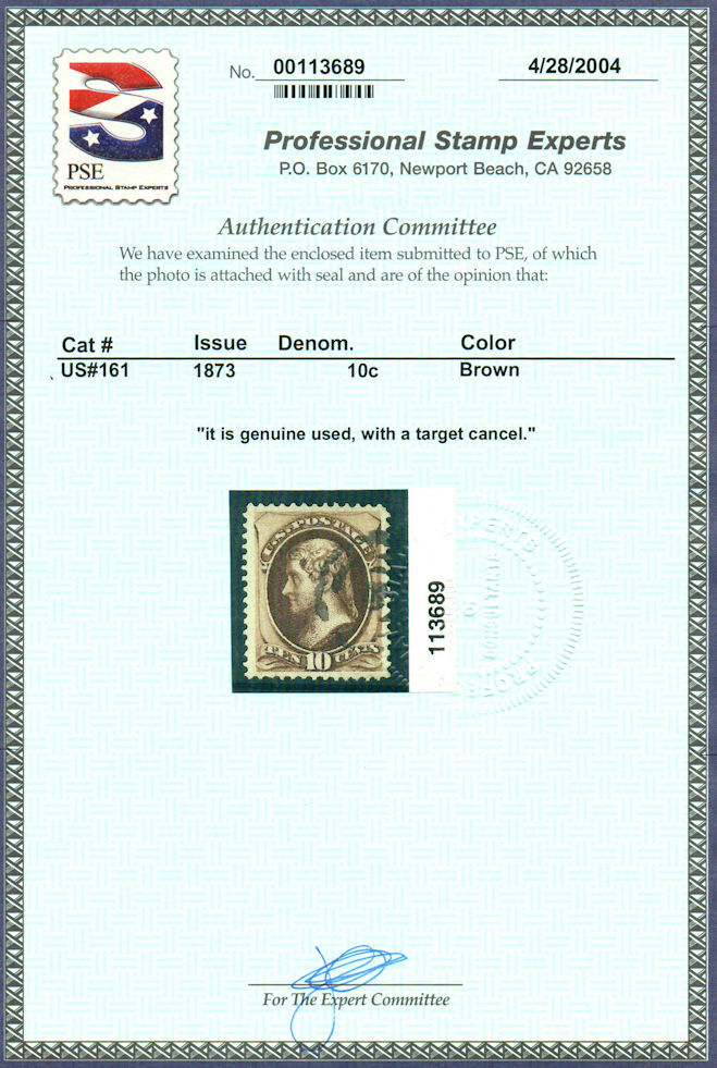 161 Superb Jumbo, W/PSE (04/04) Cert, Wow! a Gem! Guu516 | United ...