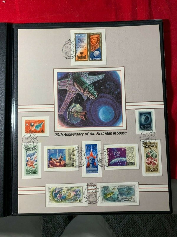 20th Anniversary of First Man In Space Stamps 3-fold - SOVIET/CCCP by ...