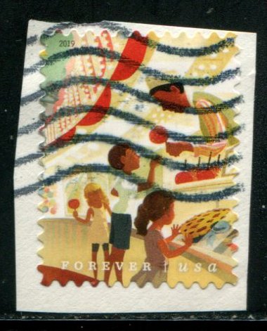 5404 US (55c) State & County Fairs SA, used on paper | United States ...