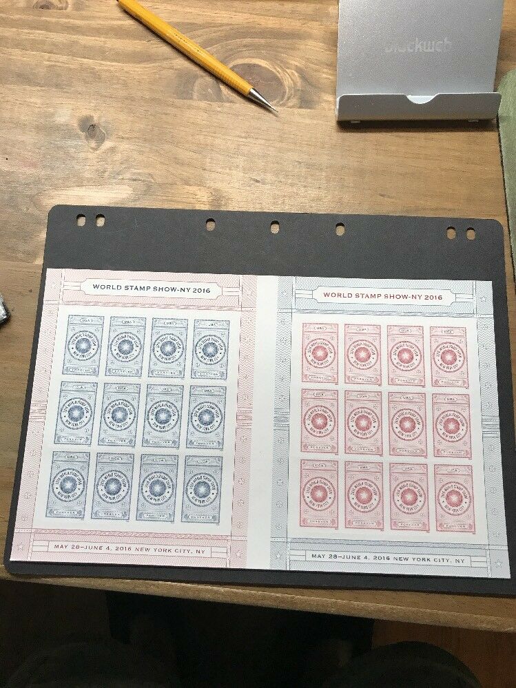 2016 47c World Stamp Show, New York, Sheet of 24 Scott 5062-63 MNH (5 ...