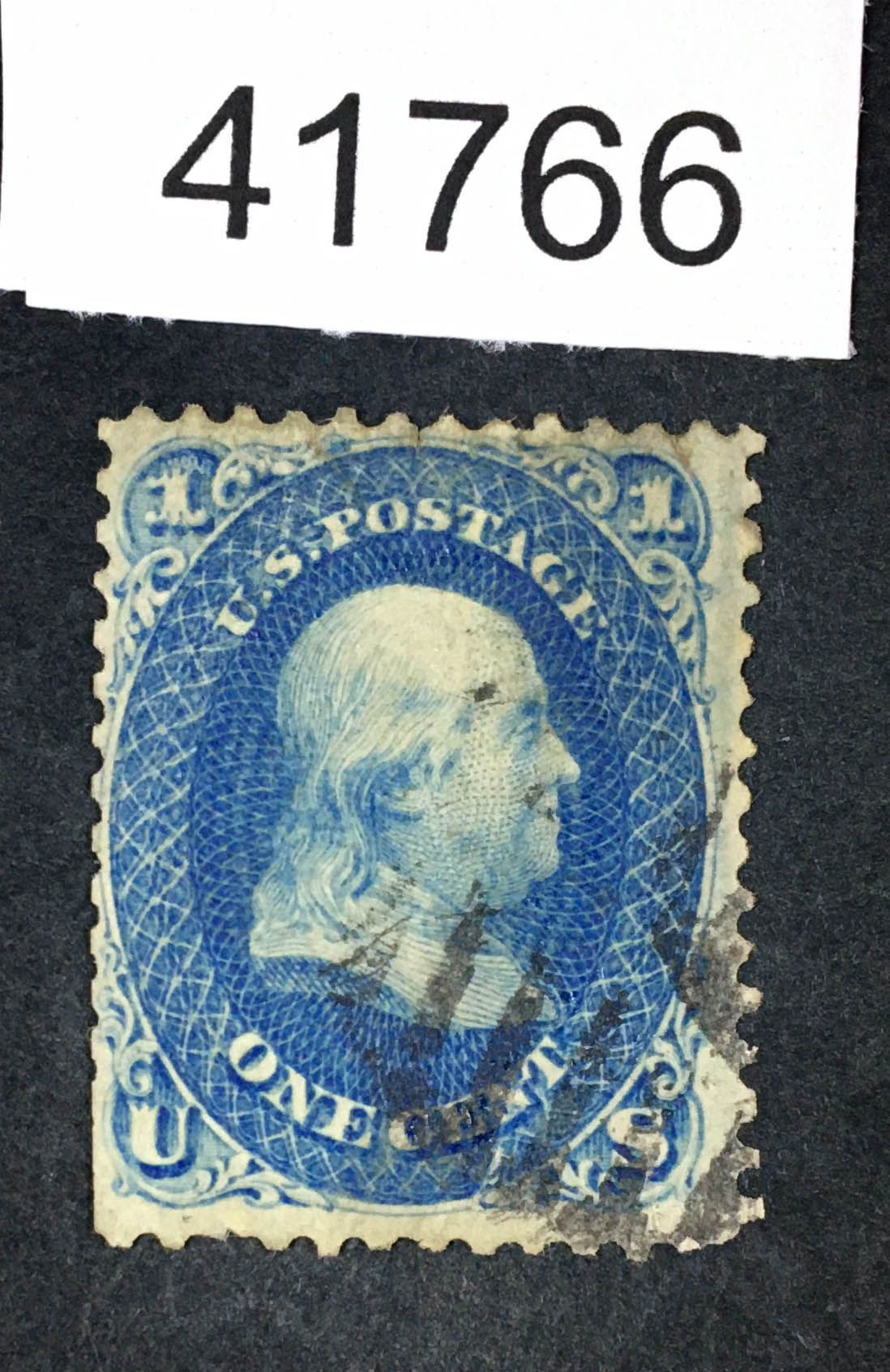 US Stamps # 63 Blue Used $45 LOT #41766 | United States, General Issue ...