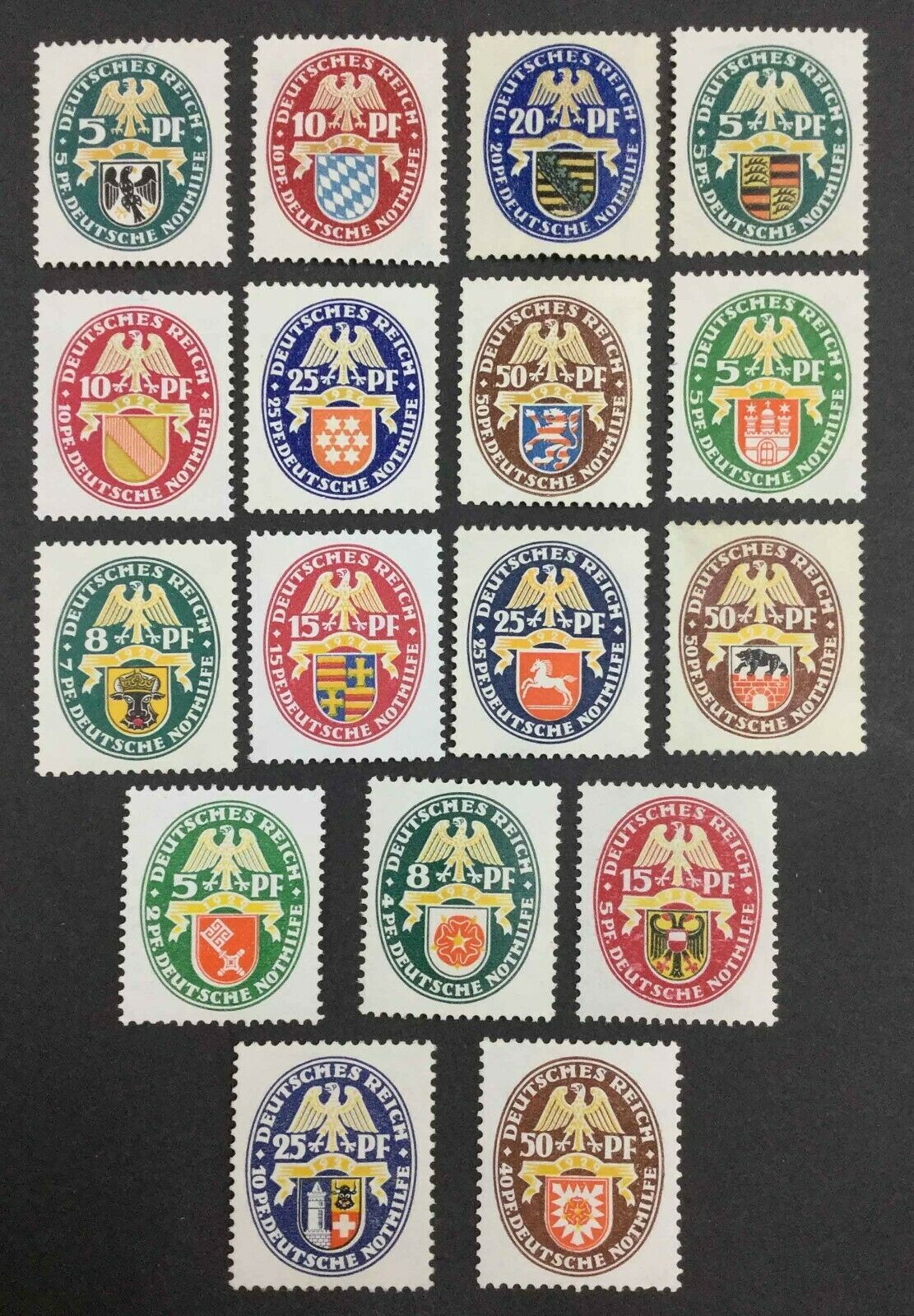 Germany SC #B12-B18,B23-B32 1925-9 Mint OG NH LOT #63517 | Europe ...