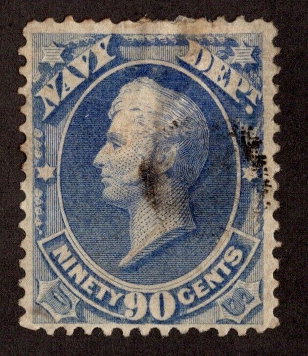 Kappysstamps US Official Navy Dept Scott O45 $0.90 Used CV $375 Vt152 ...