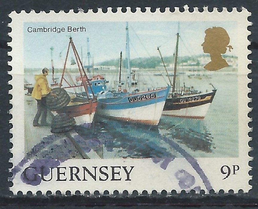 Guernsey 1984 - 9p Cambridge Berth - SG304 used | Europe - Channel ...