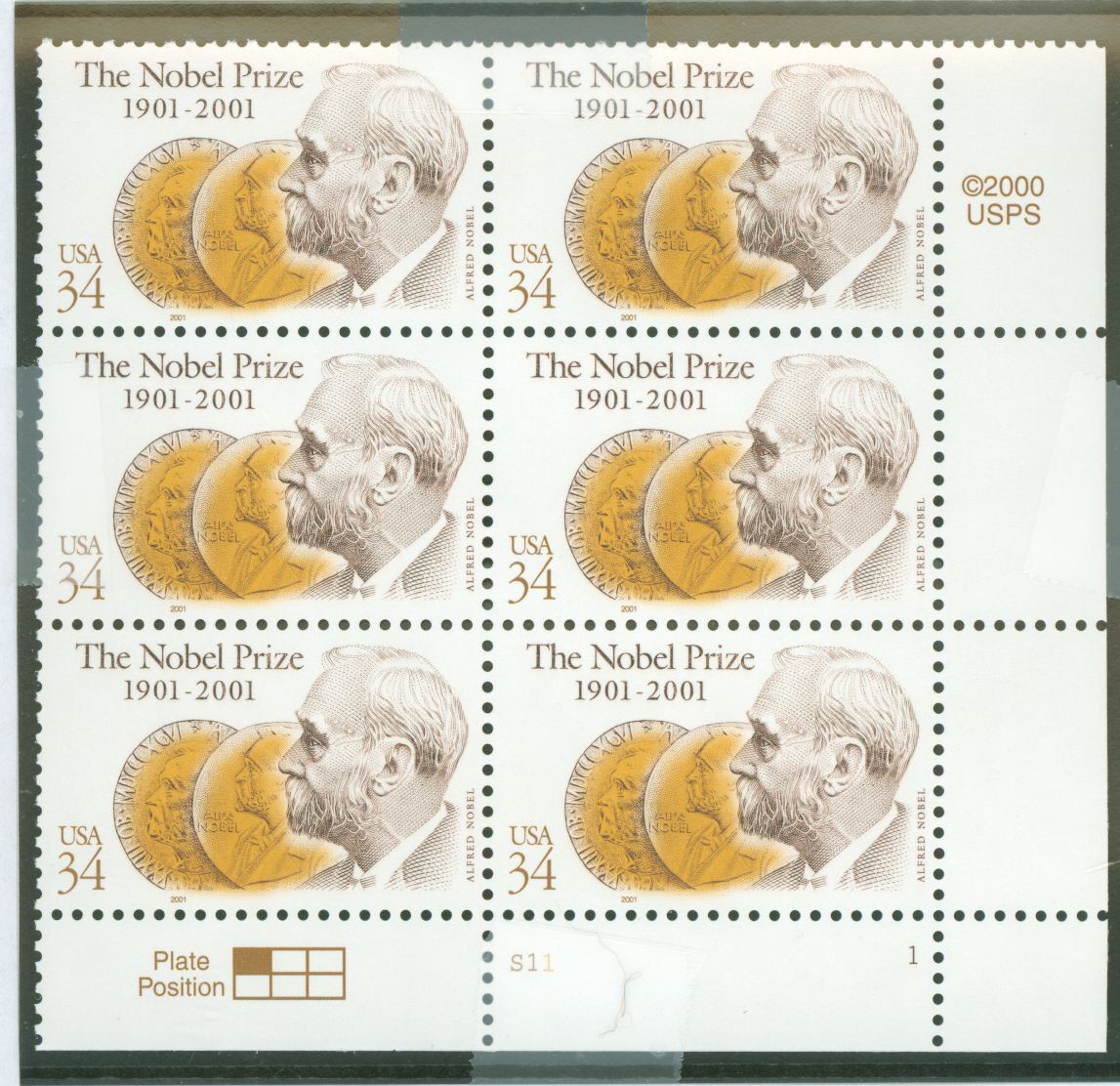 United States #3504 Plate Block | United States, General Issue Stamp ...