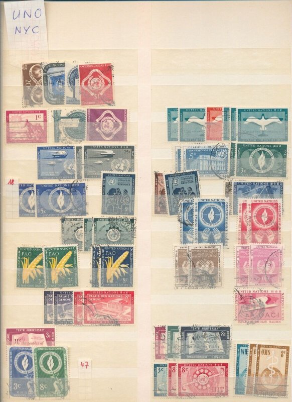 United Nations UN 1950s/80s Flags Wildlife M&U (Apx 400) ZK1176 ...