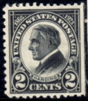 US Stamp #610 MLH - Warren G. Harding Memorial Issue - 1923 / HipStamp