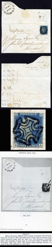 1840 2d Plate 2 Earliest Known Registered Letter | Great Britain, Stamp ...