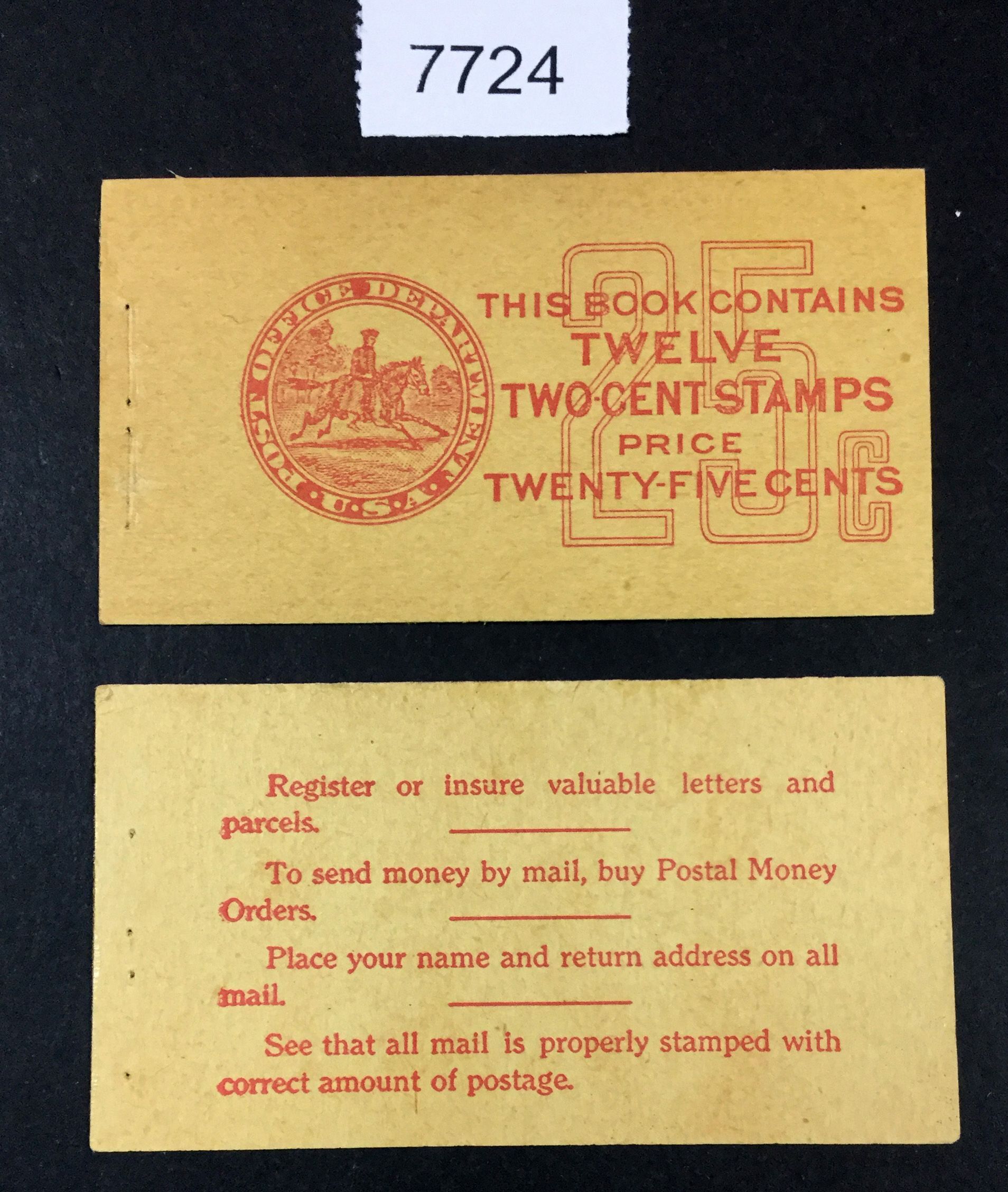 US Stamps Booklet Covers Only LOT #7724 | United States, Booklets Stamp ...
