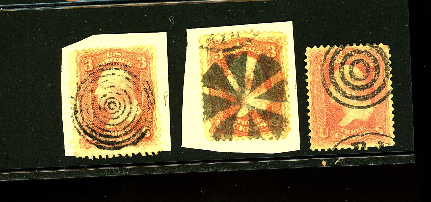 U.S. #65 Used Set, Fancy Cancels | United States, General Issue Stamp ...