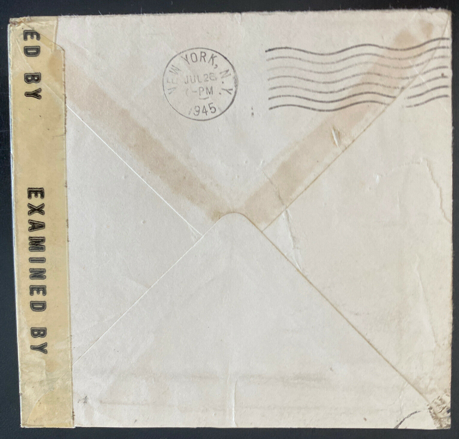 1945 USA cover to Germany POW Camp Stalag 3B Prisoner of War Capt Jack ...