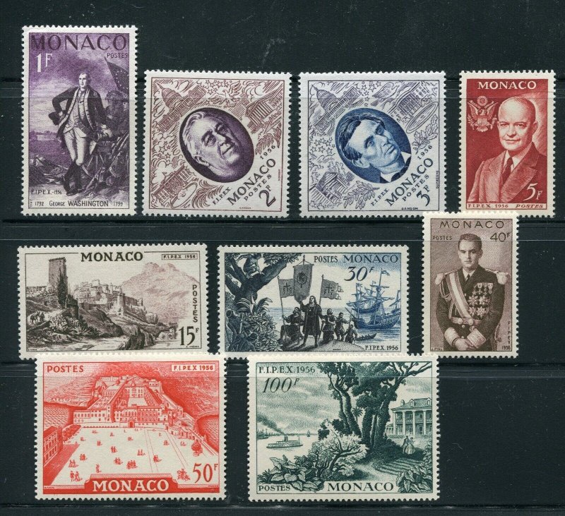 Monaco 321 - 324 FIPEX Complete Stamp Set MNH 1956 | Europe - Monaco ...