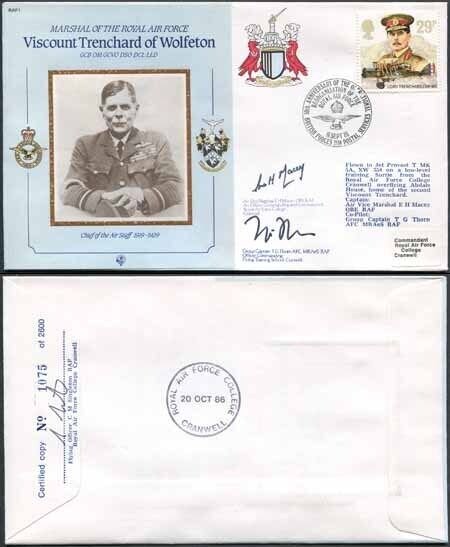 CDM1 RAF COMMANDERS SERIES Viscount Trenchard Air Vice Marshal Macey (U ...