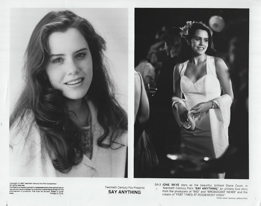 1989 - "Say Anything" Publicity Photo - Ephemera 1245 | Specialty ...