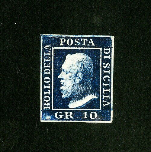 Sicily Stamps # 16 VF Used Fresh Catalog Value $440.00 / HipStamp