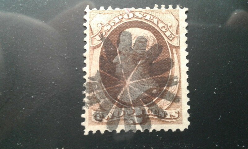 US #135 used fancy cancel e198.5054 | United States, General Issue ...