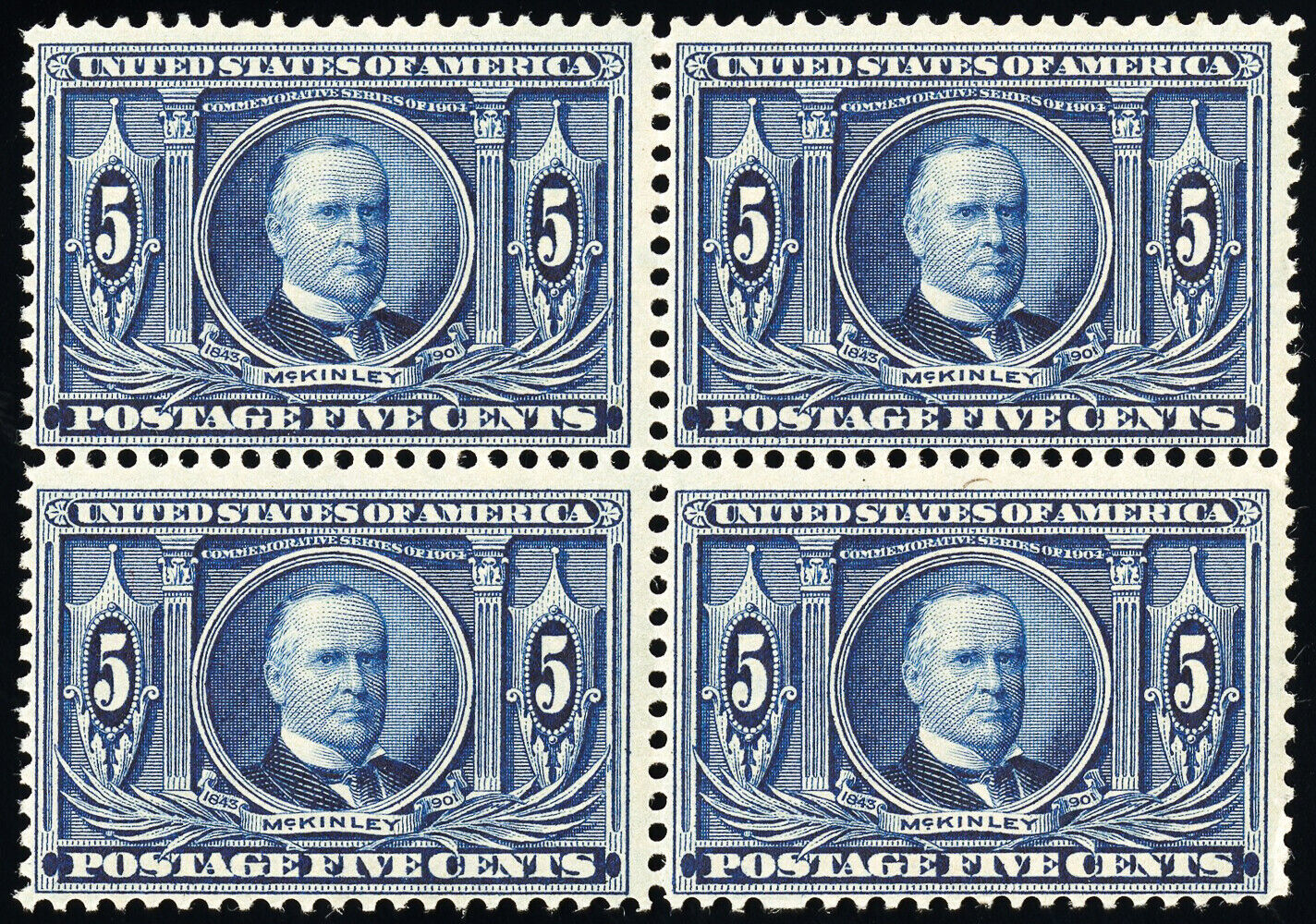 US Stamps # 326 MNH F-VF Pristine PO Fresh Mint State Scott Value $720. ...