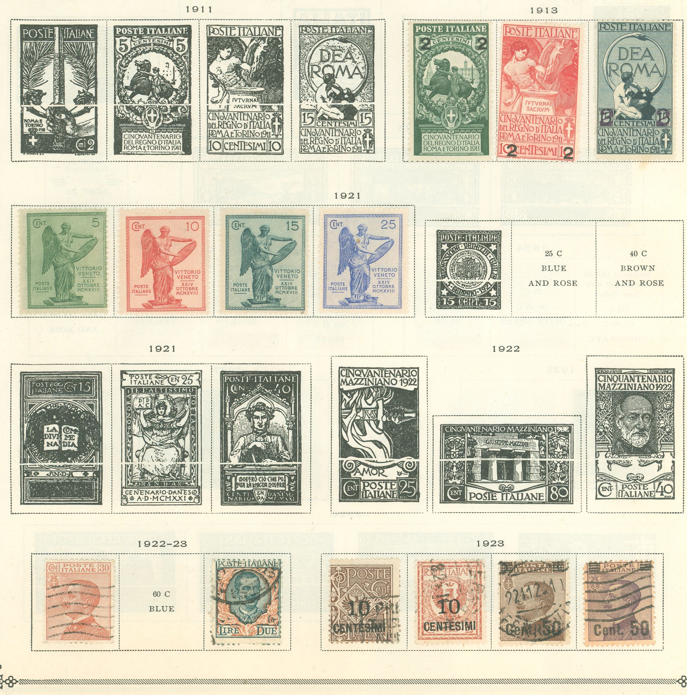 Italy #126/191 Single (Complete Set) | Europe - Italy, General Issue ...