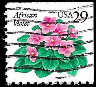 # 2486 Used African Violets | United States, General Issue Stamp / HipStamp