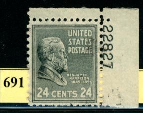 PKStamps - USA - 828 - Used - Plate Number Single #22-691 | United ...