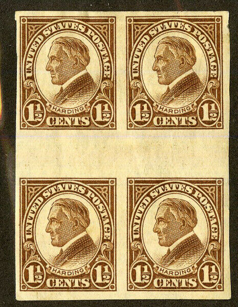 US Stamps # 631 1 1/2c Harding VF OG LH NH 2 Pairs | United States ...